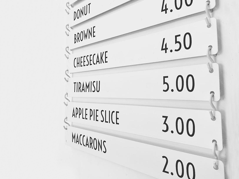 Metal Menu Board – Adroniki