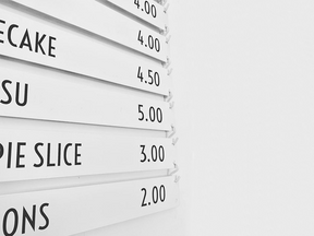 Metal Menu Board – Adroniki