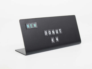 Magnetic Letters Counter Sign-Small - Stands & Letters / Black - Adroniki