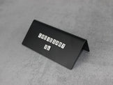 Magnetic Letters Counter Sign-Small - Stands & Letters / Black - Adroniki