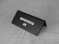 Magnetic Letters Counter Sign-Small - Stands & Letters / Black - Adroniki