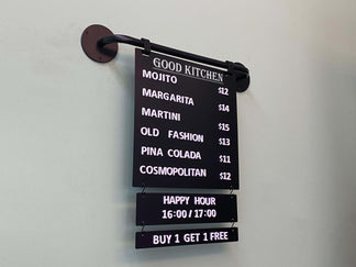Magnetic Letter Menu Board - Adroniki