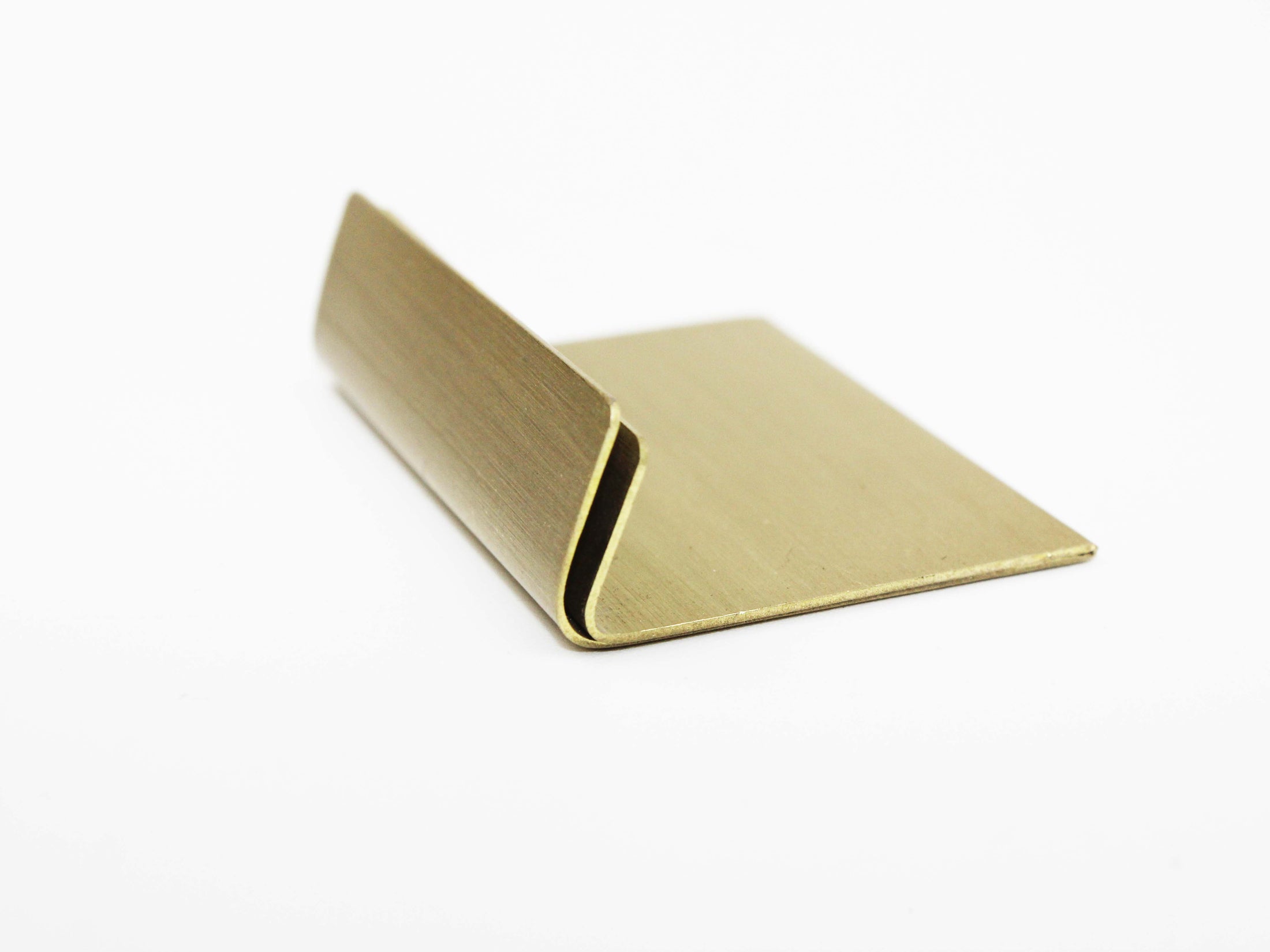 Brass Price Tag Card Holder - Adroniki