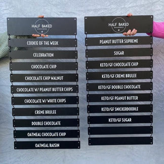 Printed Metal Menu Board: Versatile and Practical Signage Solution ...