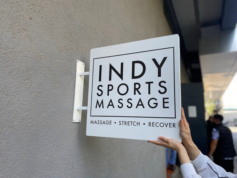 Thick Square Blade Sign – Durable, Double-Sided Storefront Display ...