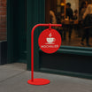 Standing Sign with Round Board - Adroniki