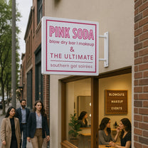 Thick Square Blade Sign – Durable, Double-Sided Storefront Display ...