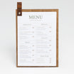 Wooden Menu Board Sign - Adroniki