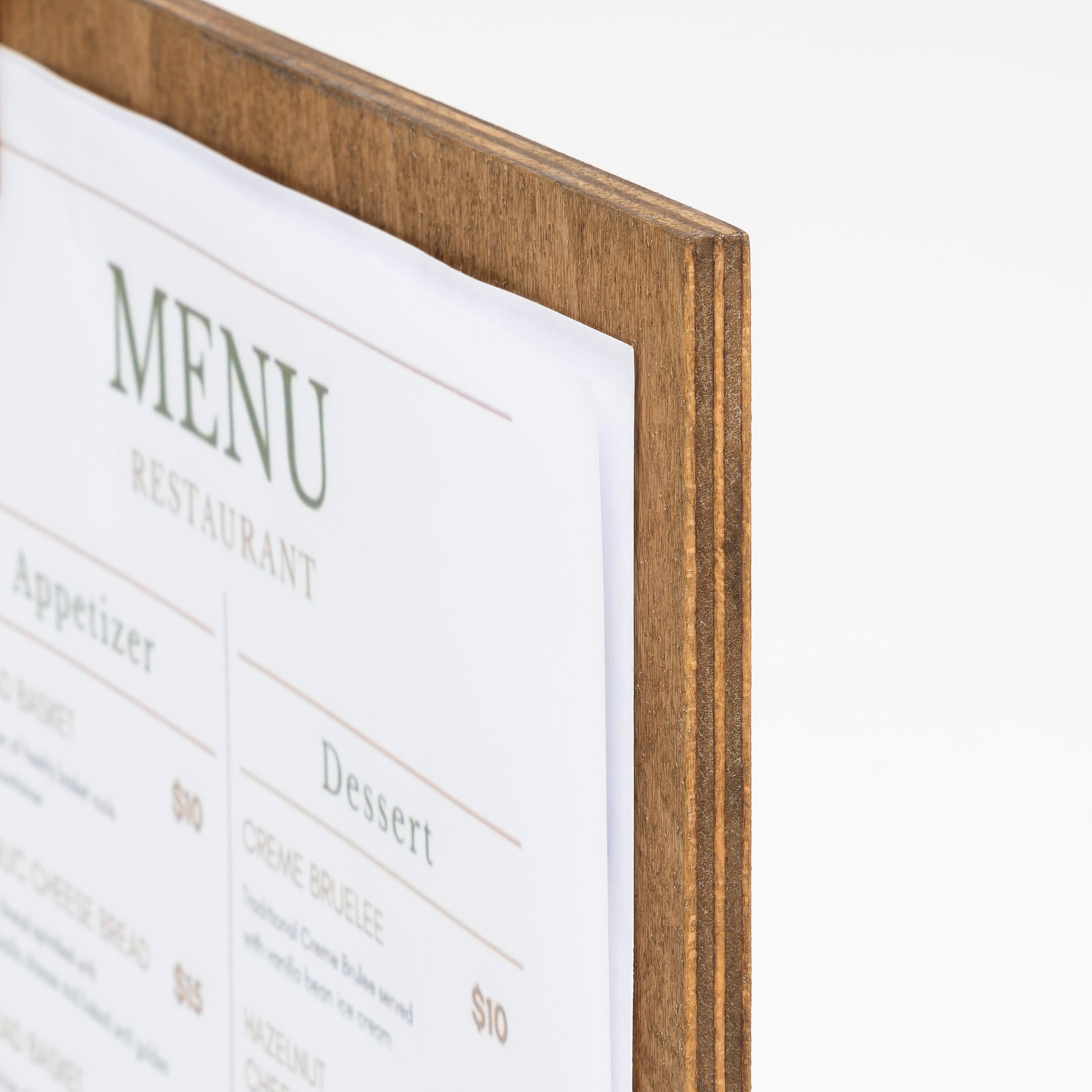 Wooden Menu Board Sign - Adroniki