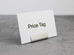 Brass Price Tag Card Holder - Adroniki