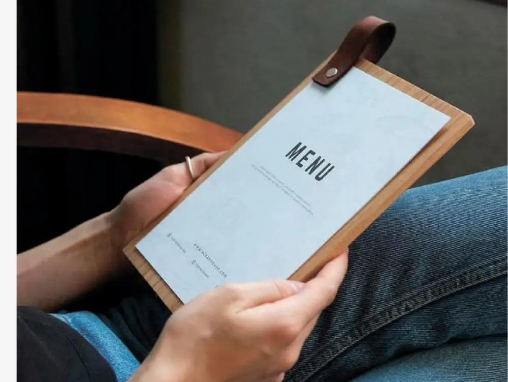 Wooden Menu Board Sign - Adroniki